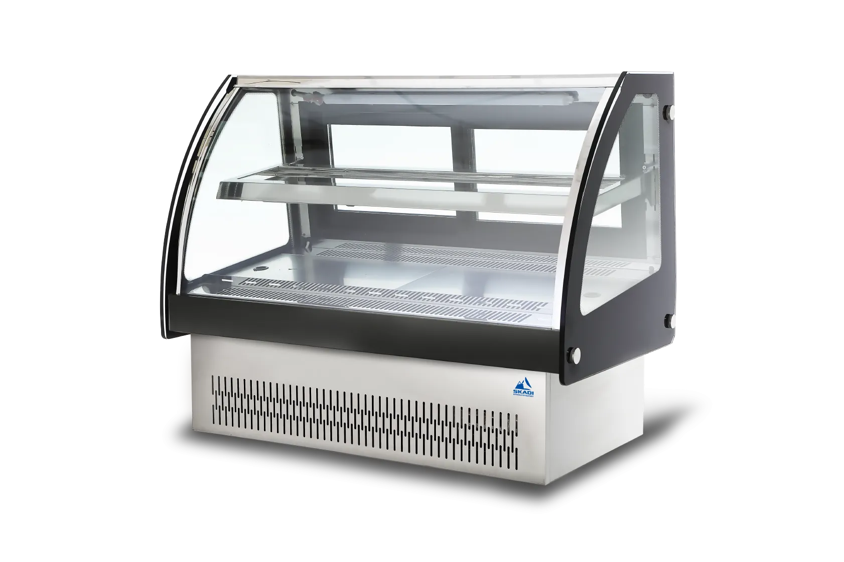 Sleek Curved Glass Countertop Cake Display Showcase | CTX